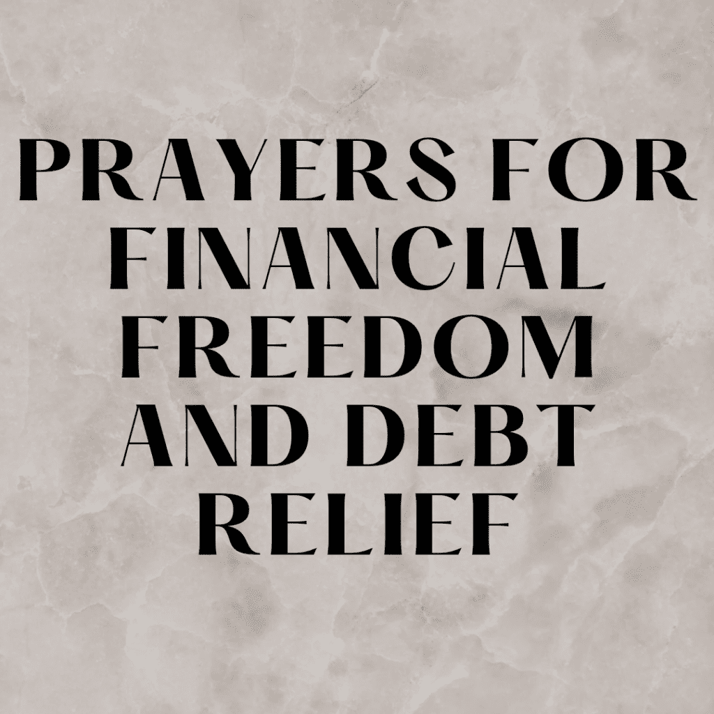 Prayers For Financial Freedom And Debt Relief - Fire 4 Fire Prayer